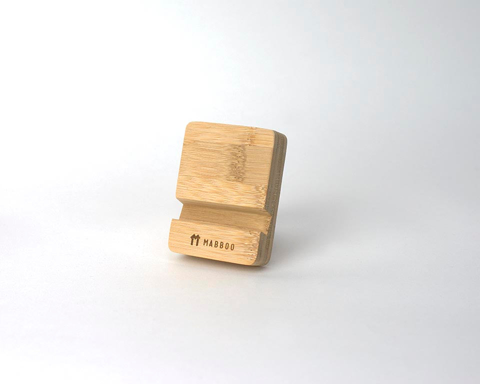 Bamboo Block Phone/Tablet Stand