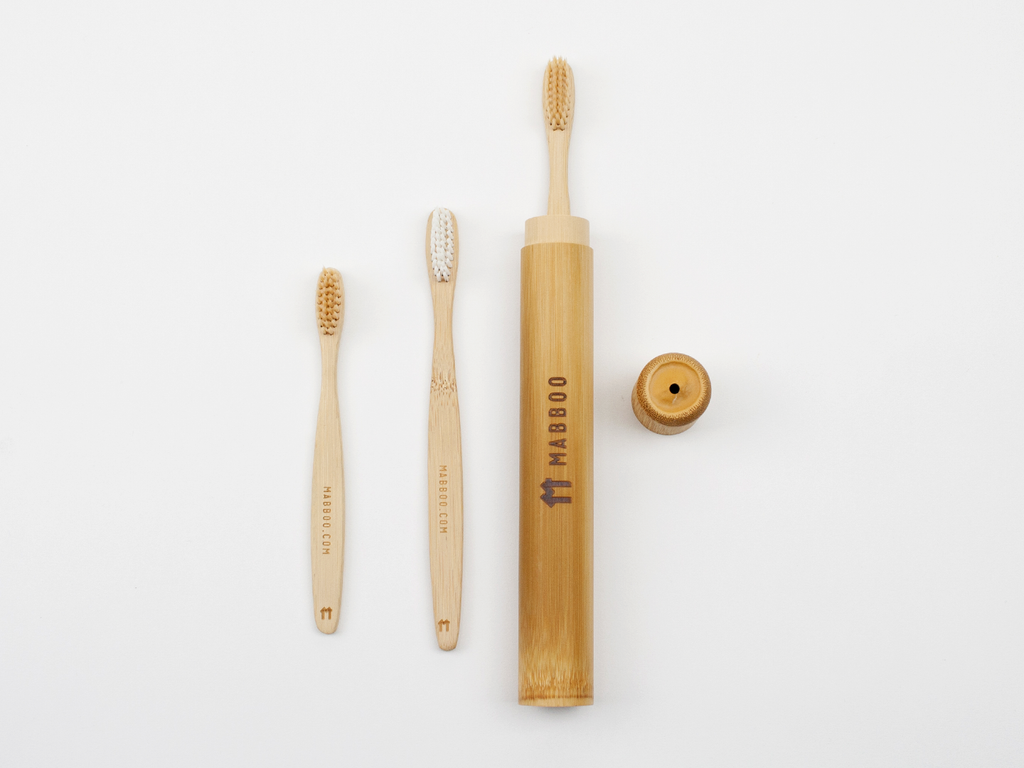 Kids Bamboo Toothbrush - Straight Brown Bristle